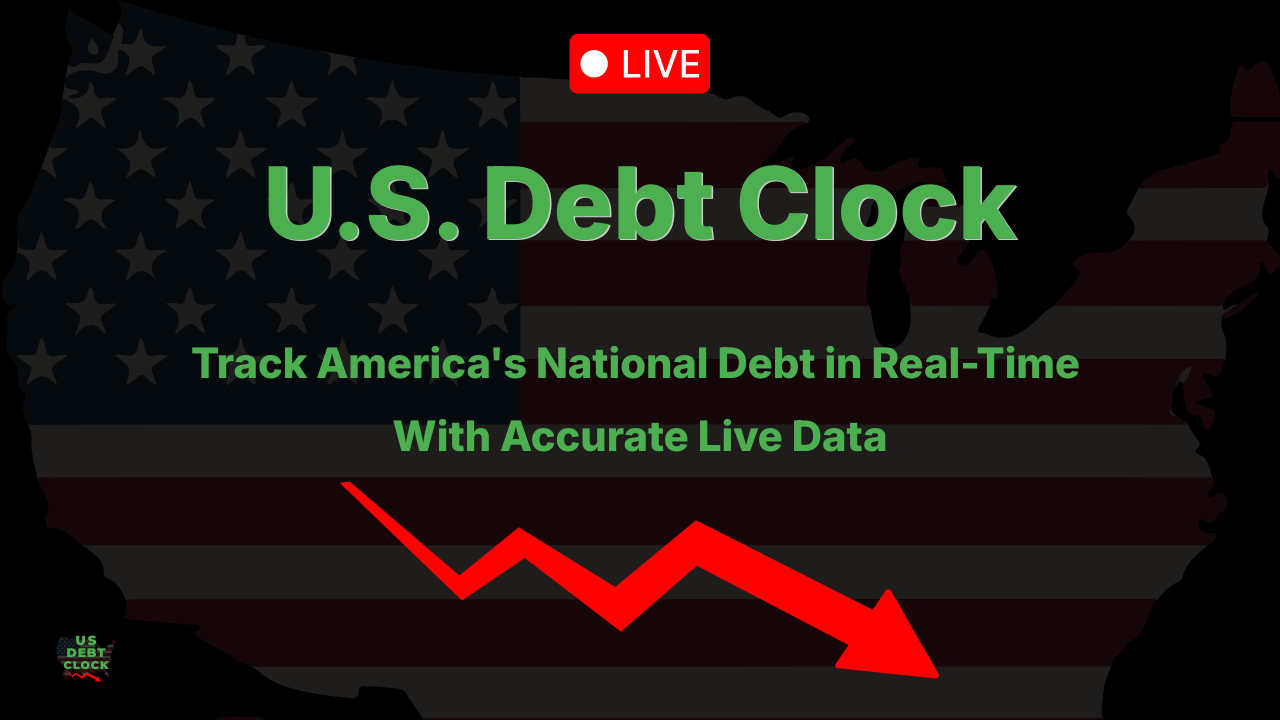 LIVE U.S. National Debt Clock - Real-Time Debt Tracker | Current US Debt